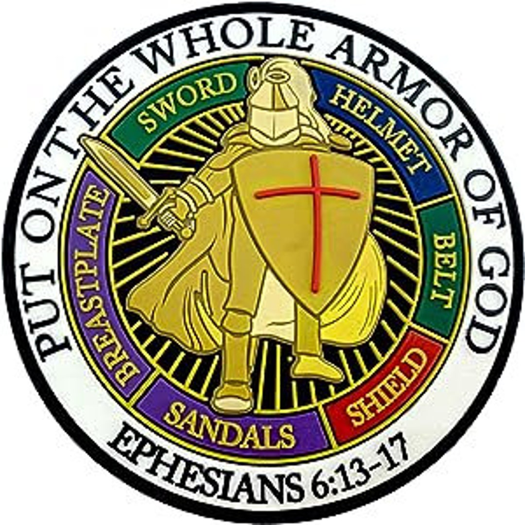 Put on the Whole Armor of God PVC Airsoft Paintball Cosplay Morale ...