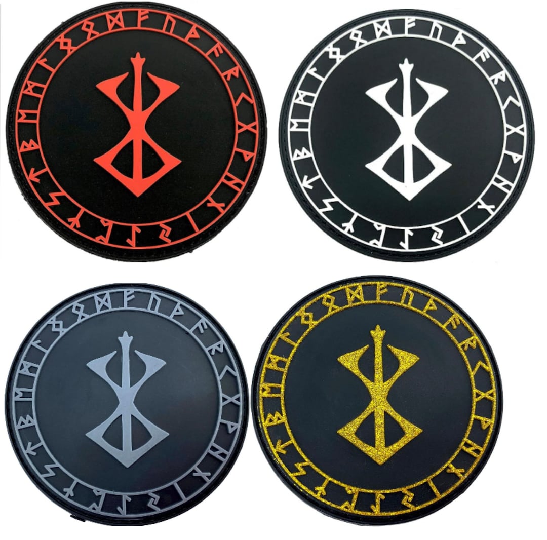Berserk Berserker Brand of Sacrifice Norse Rune Viking PVC Airsoft ...
