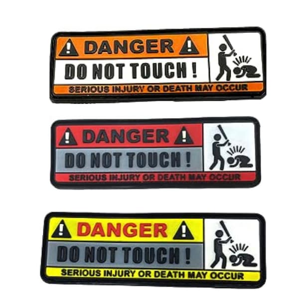 Do Not Touch Patch - Etsy