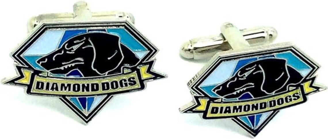 Diamond Dogs MGS Cosplay Sci Fi Fan Cufflinks With - Etsy