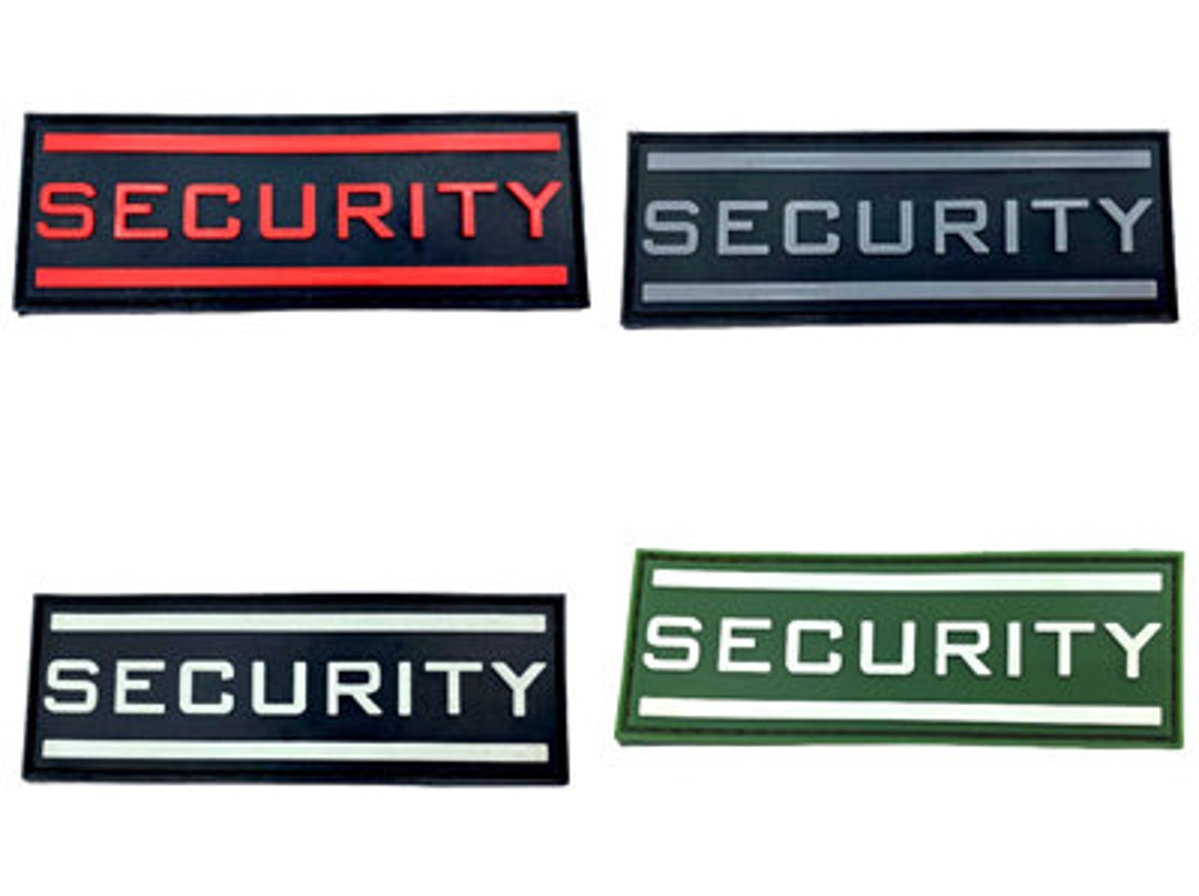 Security Doorman Airsoft Paintball PVC Morale Cosplay Patch - Etsy