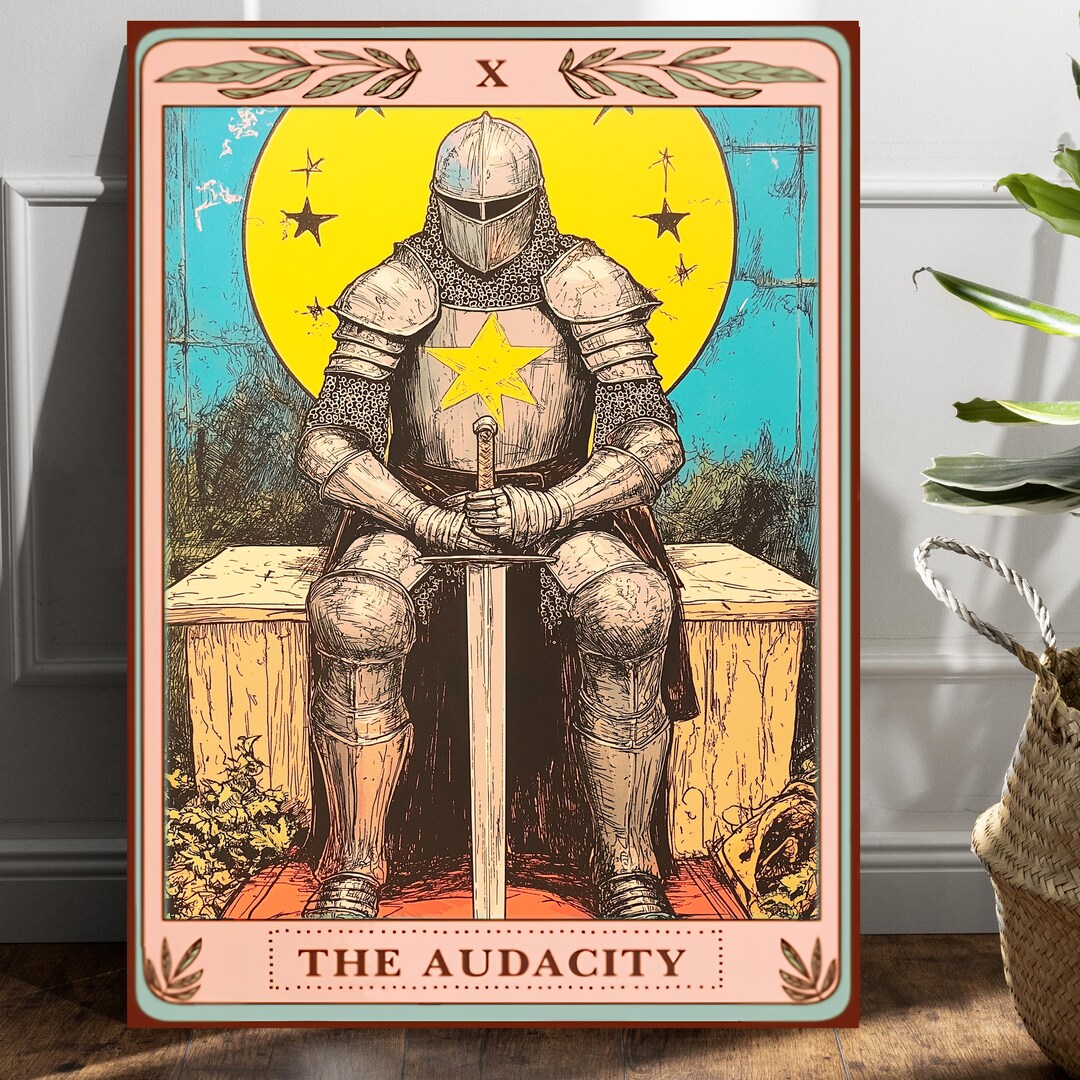 Tarot Card Poster, the Audacity Tarot Framed Print, Audacity Tarot Card ...