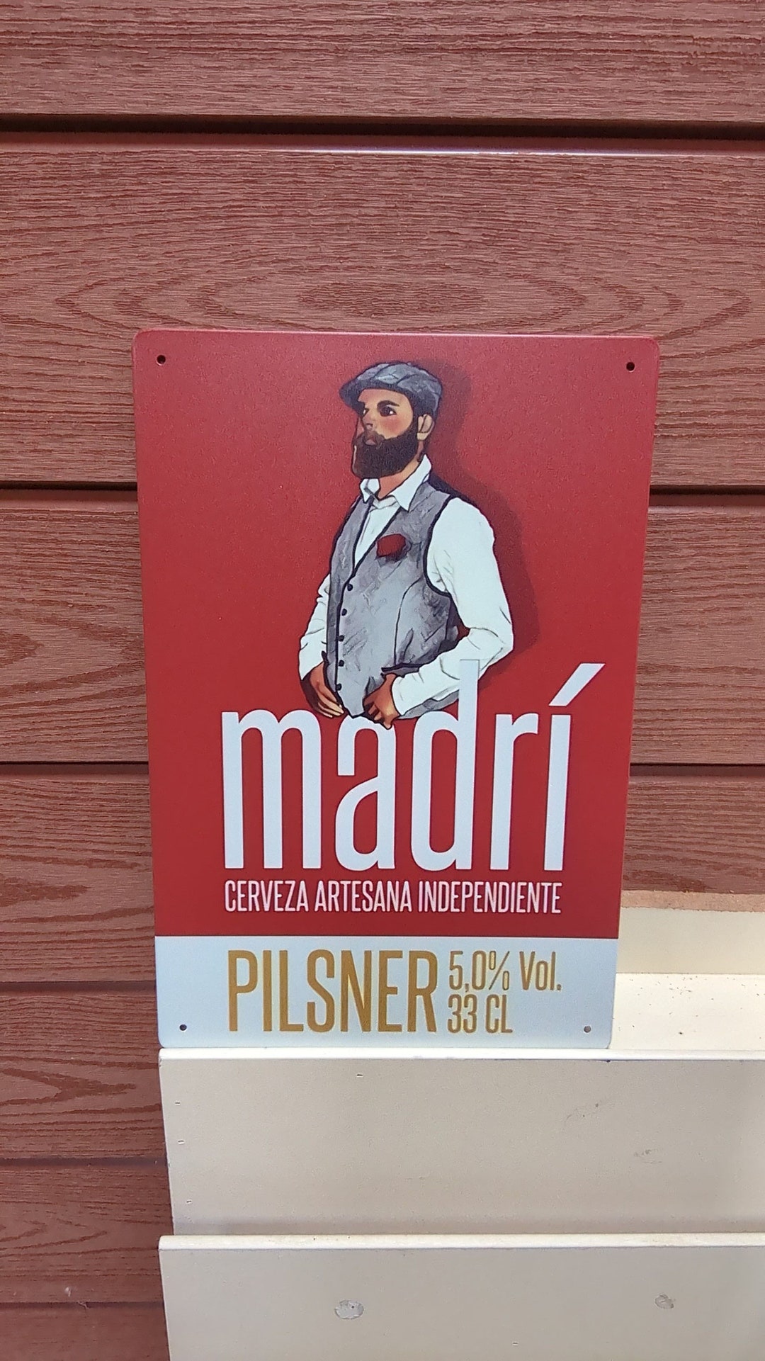 Madri Metal Sign A4 20x30cm Man Cave Decor Home Bar Wall Signs - Etsy UK