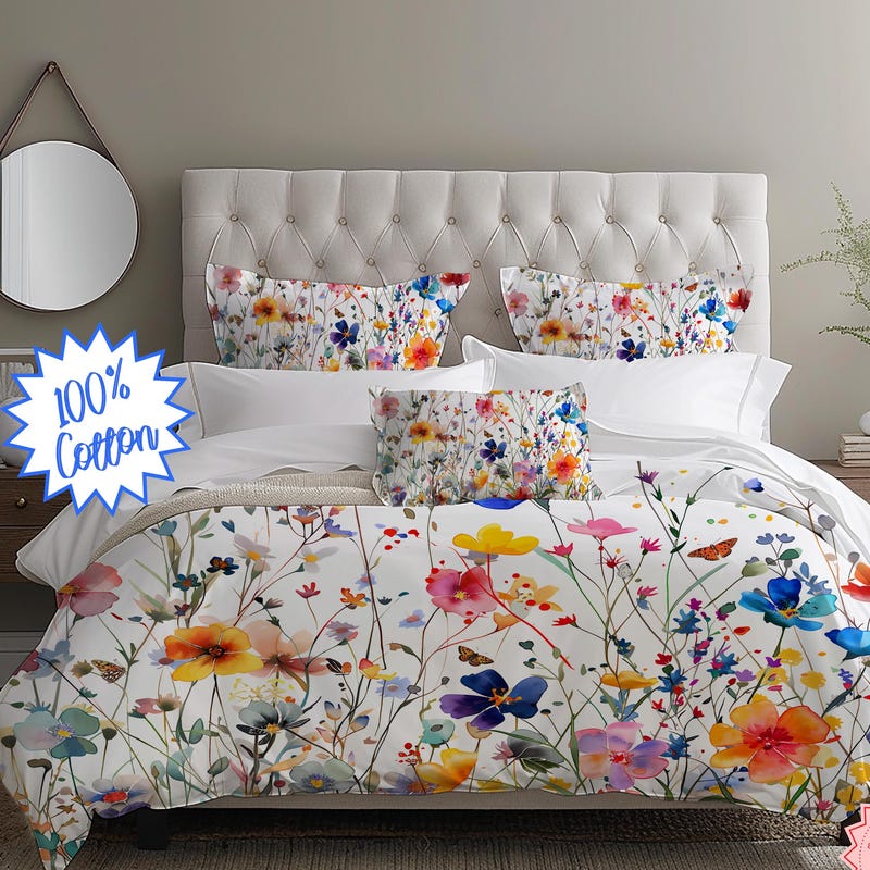 Spoonflower Bedding - Etsy