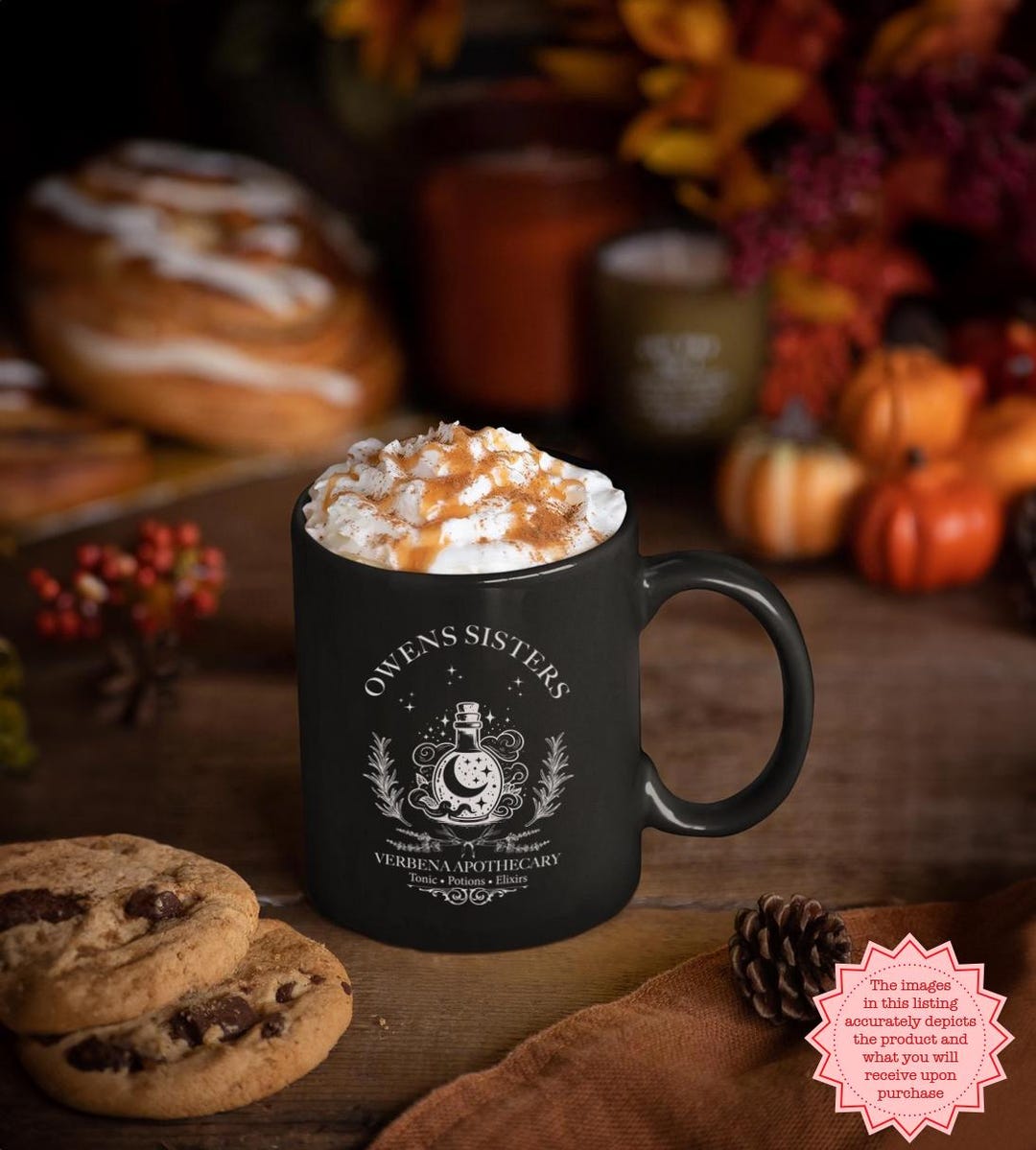 Owens Sisters Verbena Apothecary Coffee Mug | Halloween Practical Magic ...