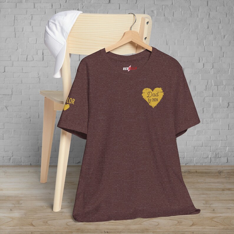 Dad Heart of Gold Custom Fathers Day Shirt Dad Gift Dad Dada Shirt for ...