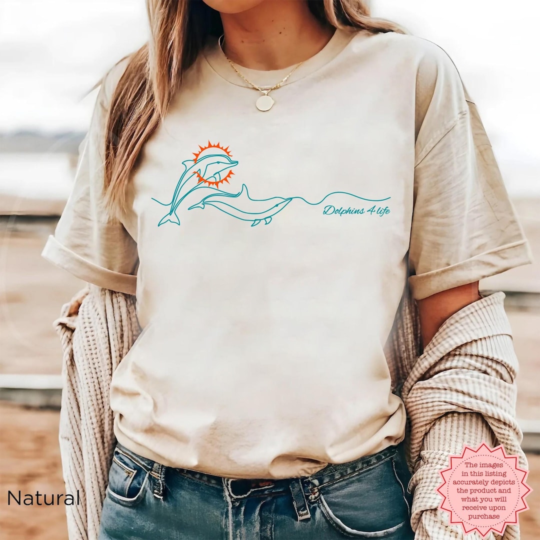 Miami Dolphins Tshirt | Dolphin Shirt | Miami Football Shirt | Miami ...