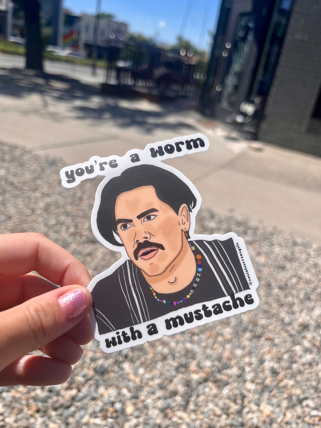 Tom Sandoval "you're a Worm" Vinyl Sticker - Etsy