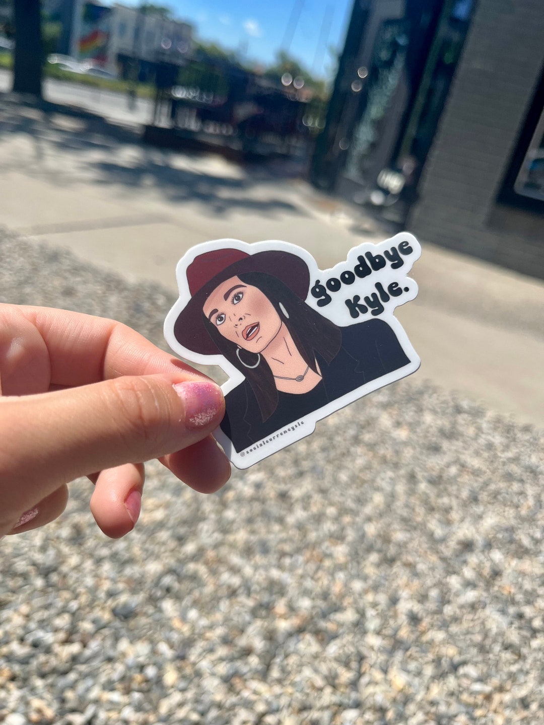 Kyle Richards "goodbye Kyle" Vinyl Sticker - Etsy