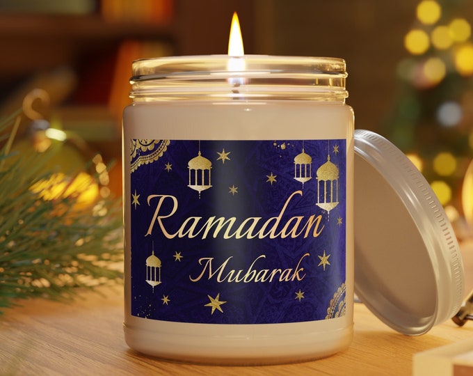 Ramadan Kareem Candle, Scented Ramadan Candle, Ramadan Mubarak Candle ...