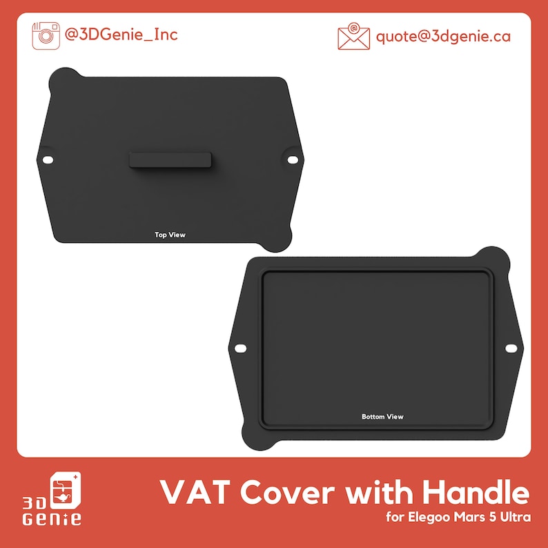 Elegoo Mars 5 Ultra VAT Cover | Resin Tank Lid | Dust & UV Protection ...