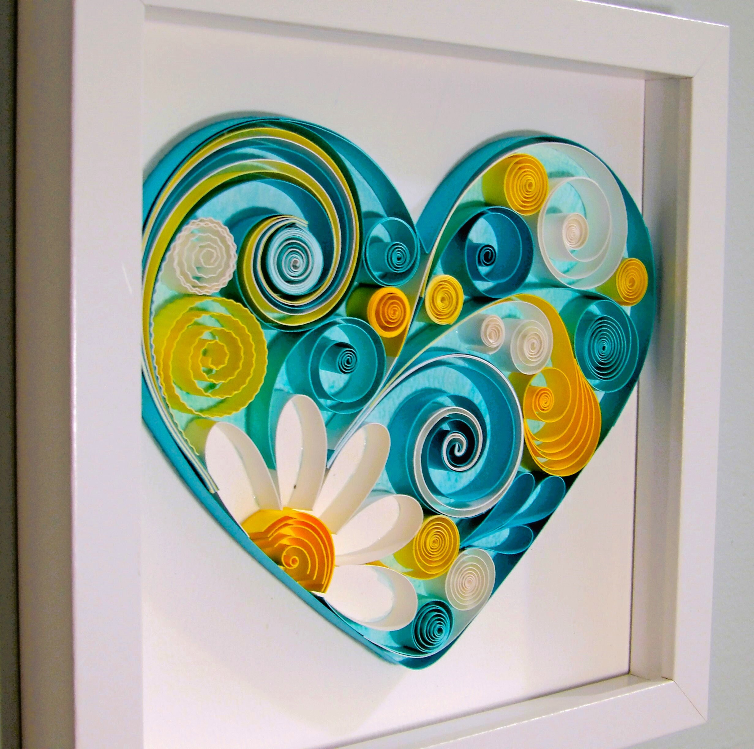 Quilled Heart - Etsy