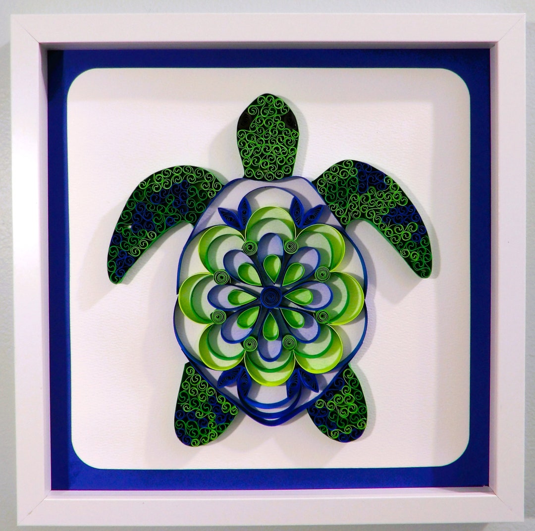 Quilled Sea Turtle - Etsy