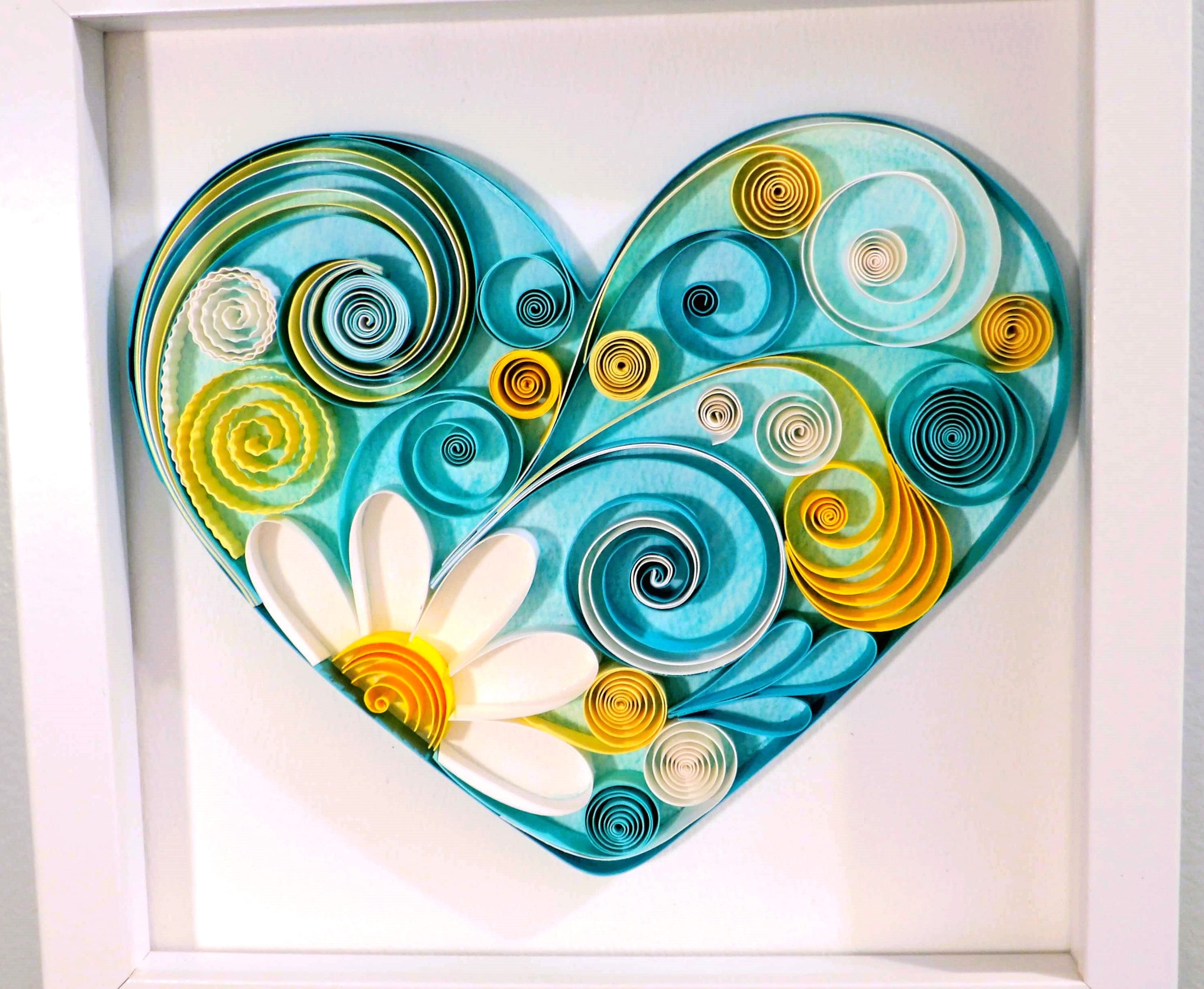 Quilled Heart - Etsy