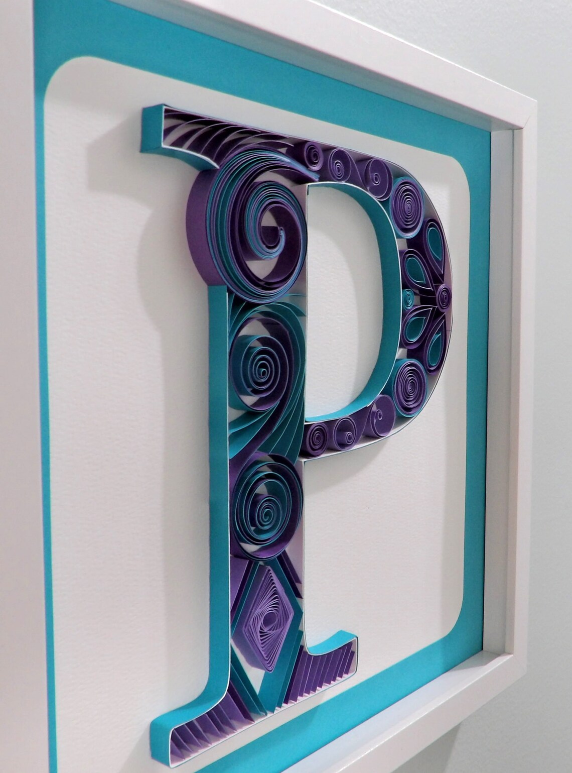 Quilled Letter P - Etsy