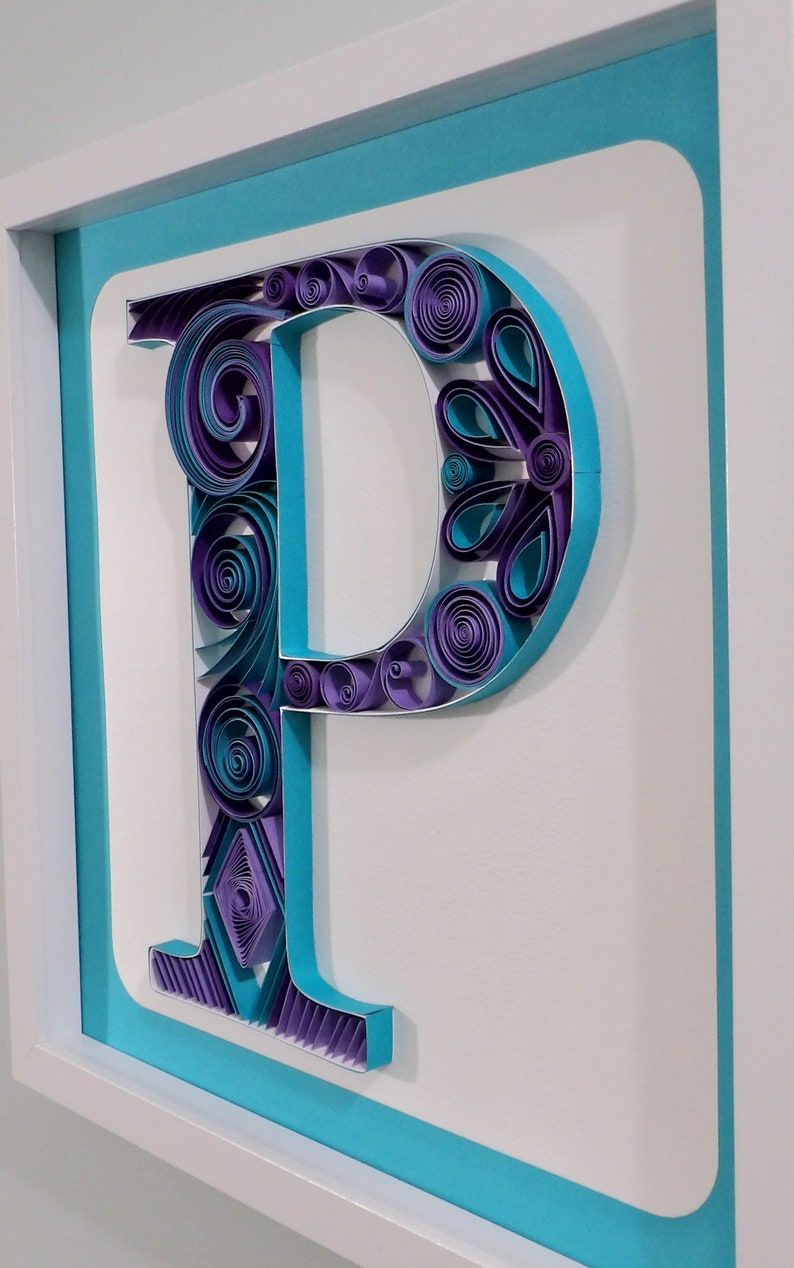 Quilled Letter P - Etsy