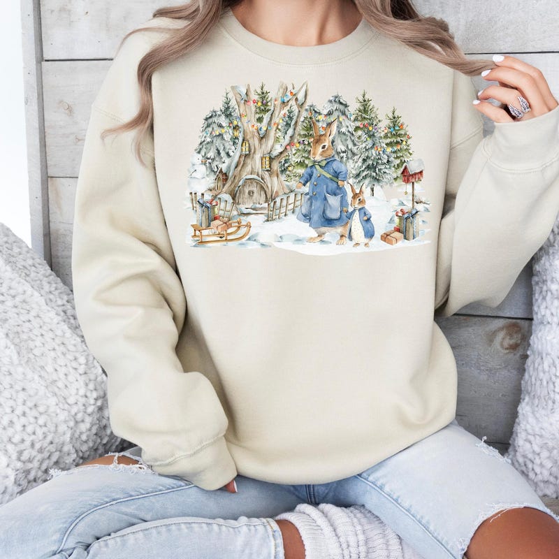 Rabbit Sweater - Etsy