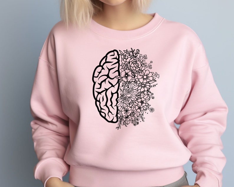 Brain Anatomy Sweatshirt,funny Nurse Hoodie,womens Nursing School Shirt ...