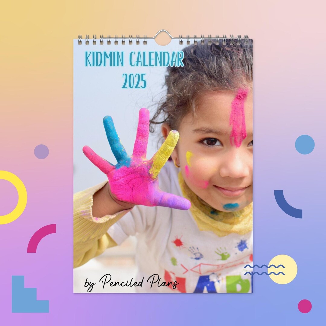 Wall Calendar 2025 Physical Product Spiral Bound Children's Ministry ...