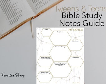 Bible Study Notes for Teen Girls, SOAP Bible Study Printable Template ...