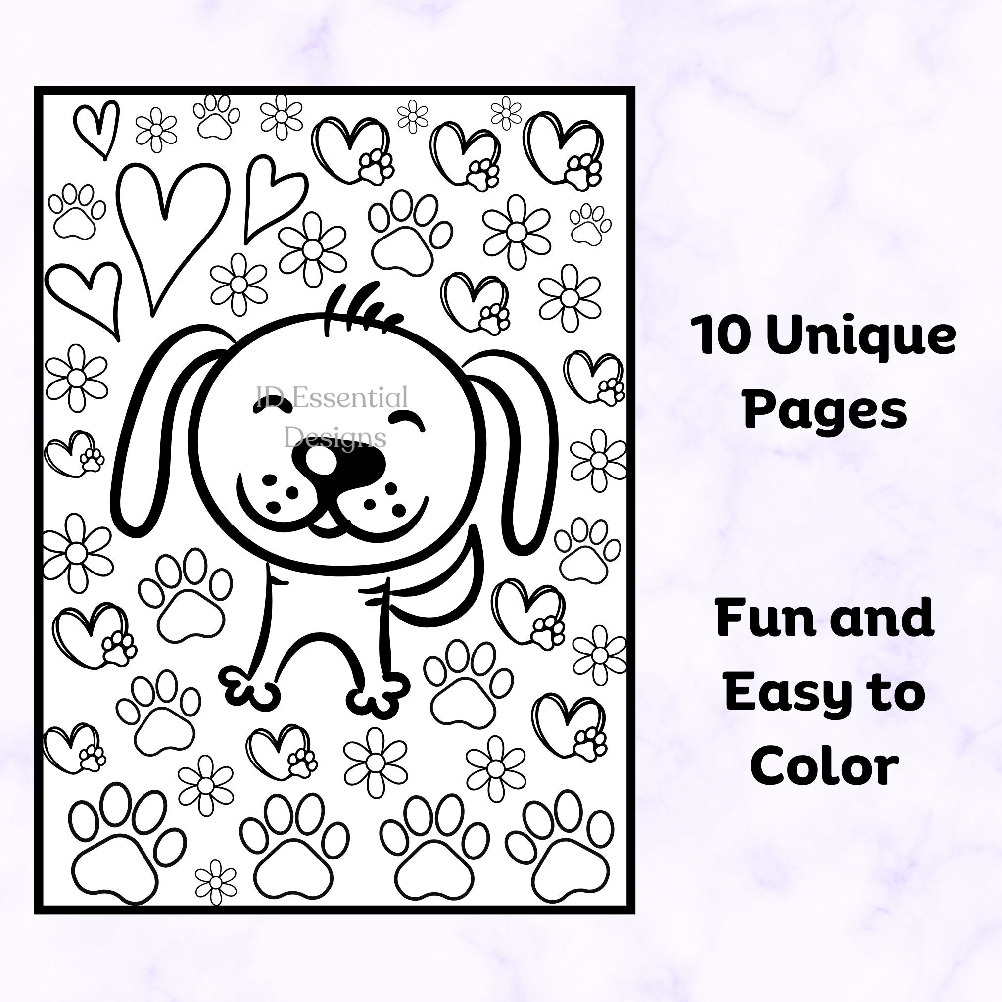Dog Coloring Pages, Happy Dog Art, Puppy Coloring Pages, Color Books ...