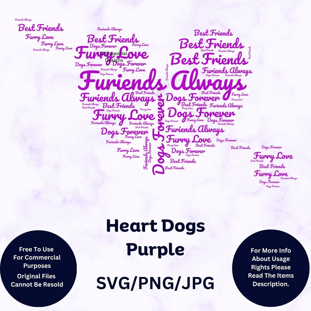Heart Dog Heart SVG File Dog Heart Love Dogs Love Dogs - Etsy