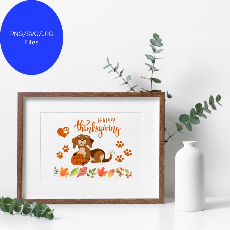 Thanksgiving Dog Clipart Bundle, Fall Dogs (SVG, PNG, JPG) - Etsy