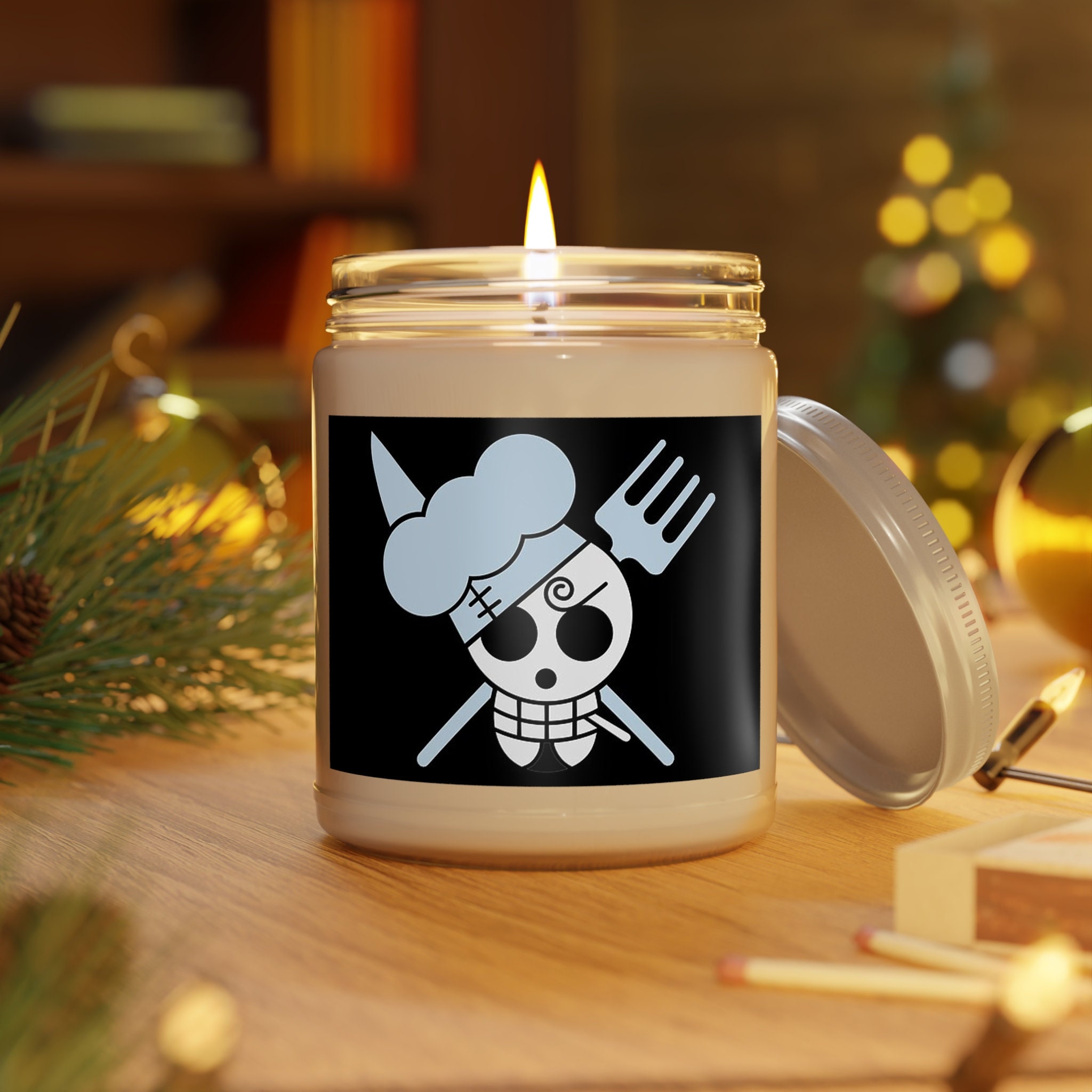 One Piece Candle Gift for Anime Fan Scented Candle Sanji Vanilla Candle ...