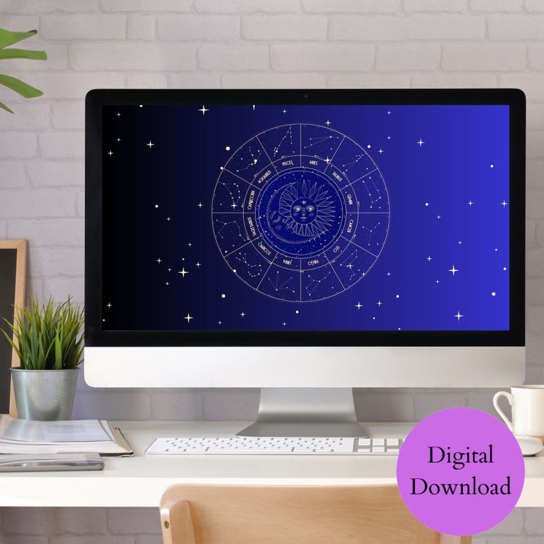 Celestial Desktop Wallpaper Set of 15 - Etsy