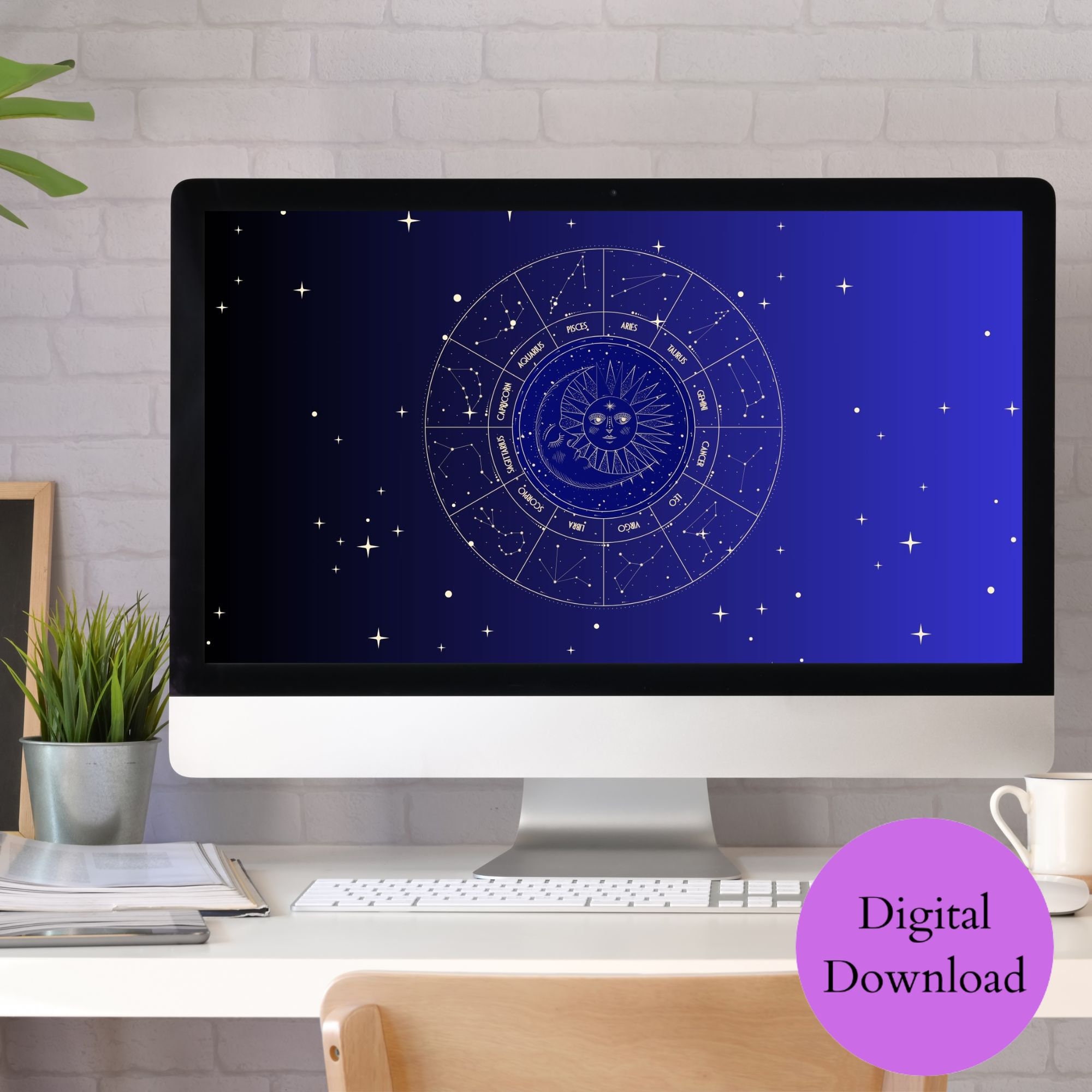 Celestial Desktop Wallpaper Set of 15 - Etsy