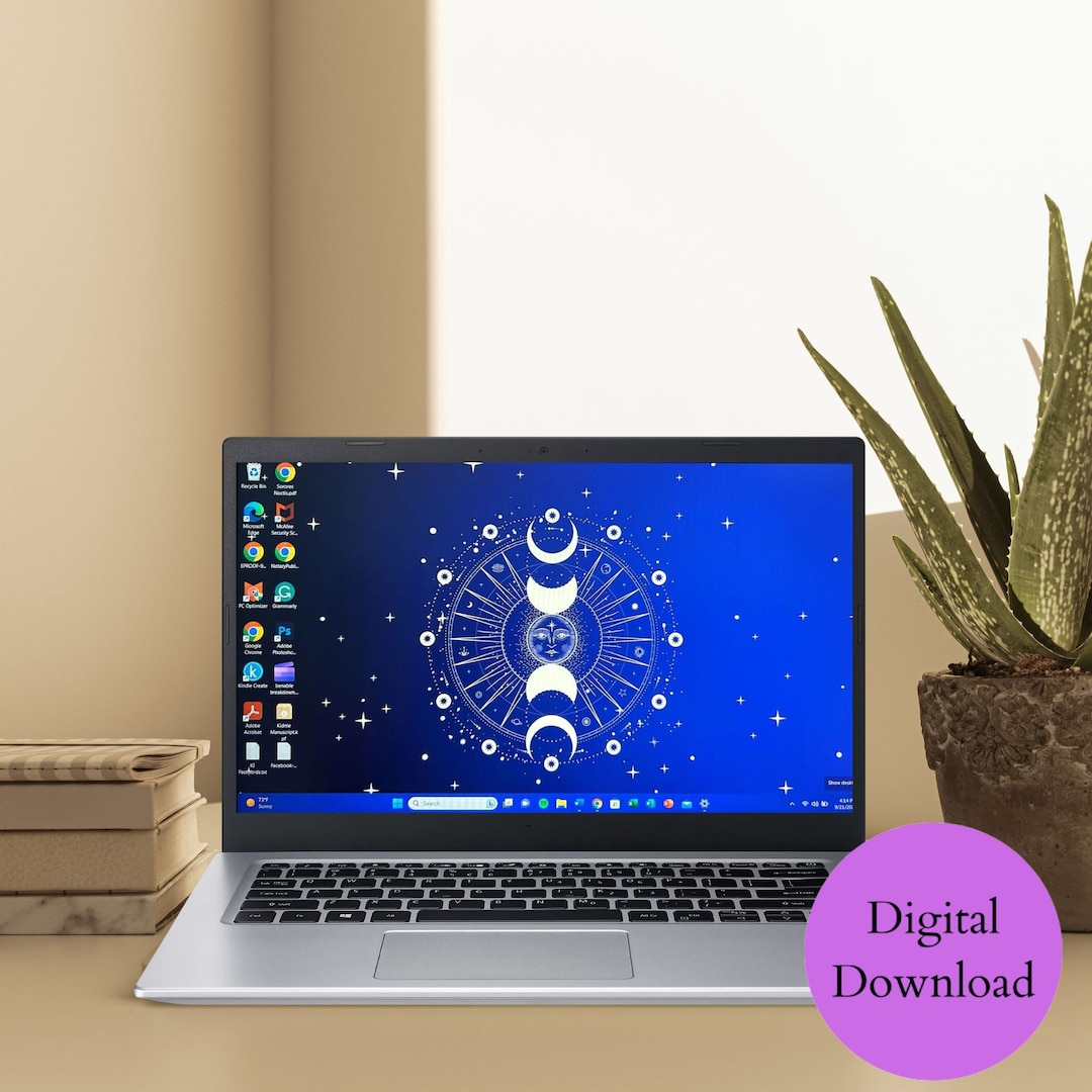 Celestial Desktop Wallpaper Set of 15 - Etsy