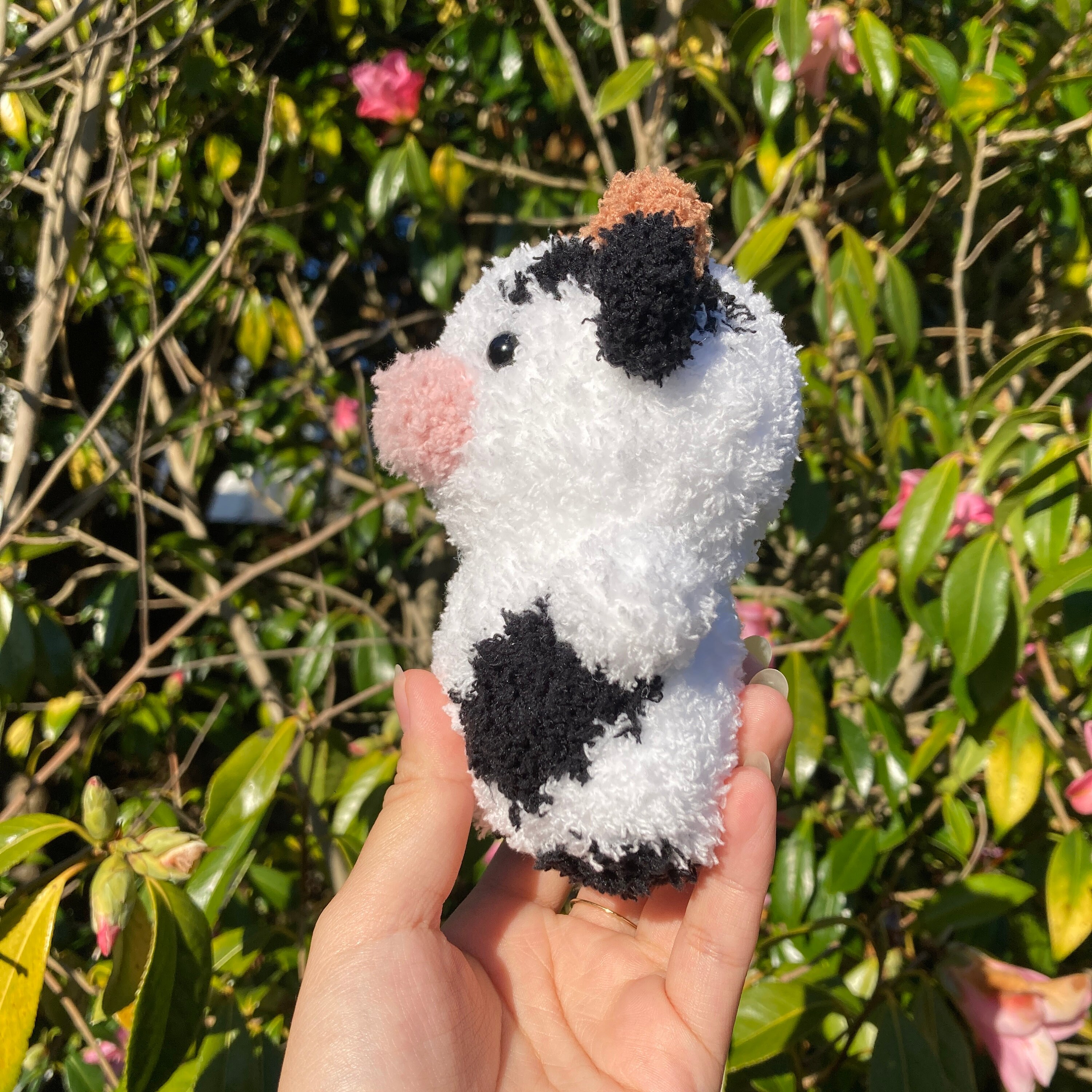 Fluffy Cow Crochet Plushie, Amigurumi - Etsy