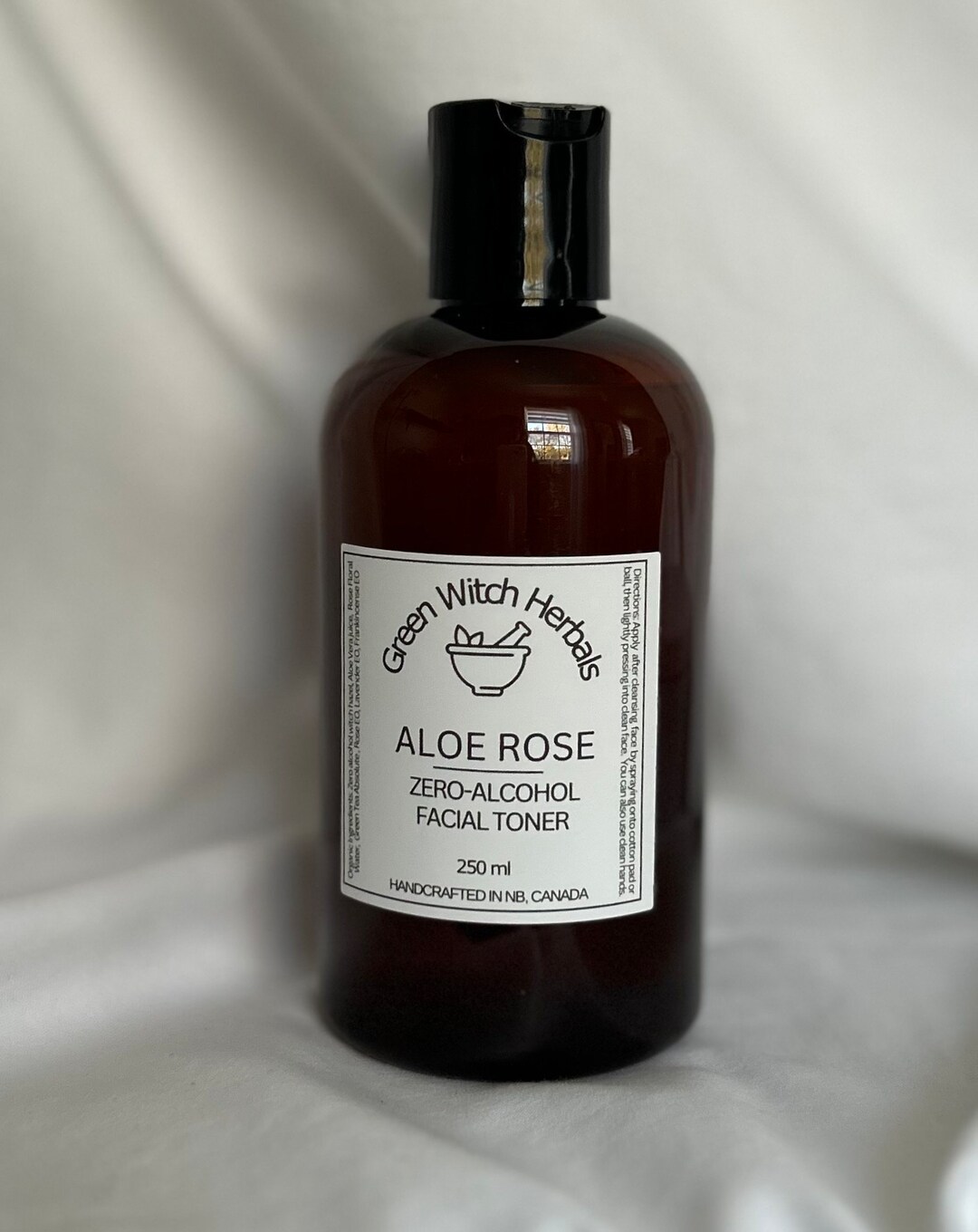 Hydrating Zero Alcohol Facial Toner Non-toxic Aloe Vera Anti-aging Skin ...