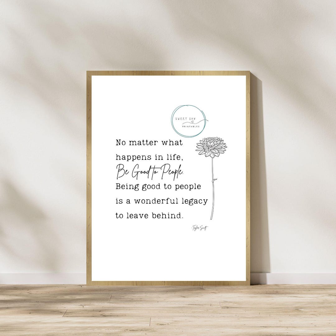 Swift Positive Mindset Printable Saying, Taylor Swift Gift, Dorm Room ...