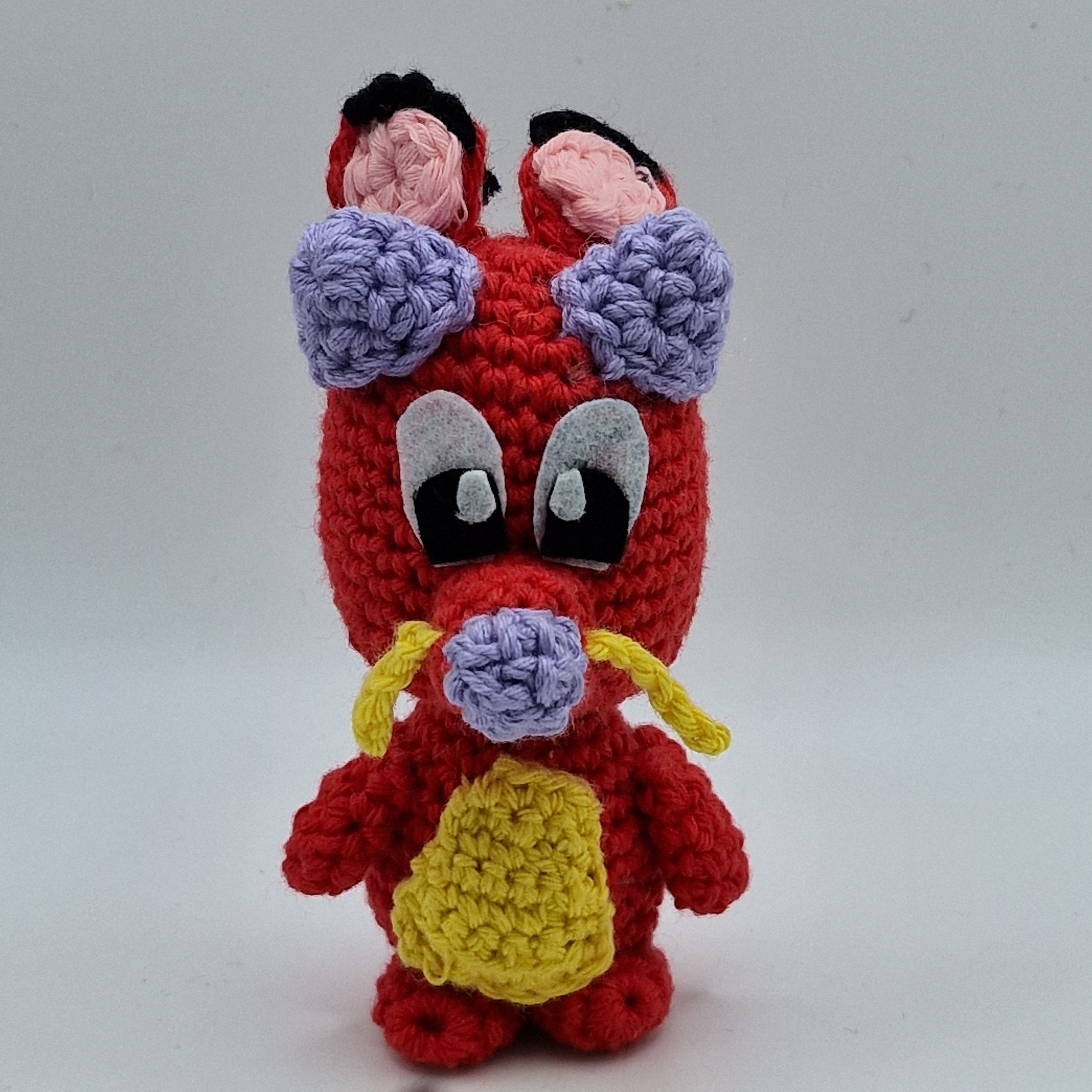Mulan Dragon Mushu Amigurumi Crochet Plush Handmade, Gift, Decoration ...