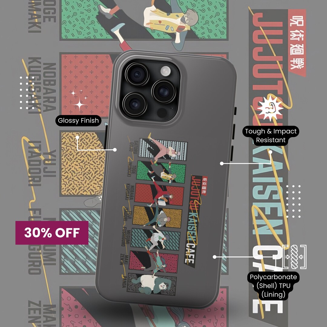 Jujutsu Kaisen Phone Case, Anime iPhone Case, JJK iPhone Case, JJK ...