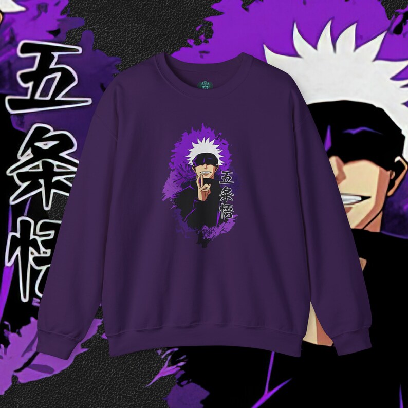 Jujutsu Kaisen Sweatshirt, Gojo Sweater, Jujutsu Kaisen Sweater, Gojo ...