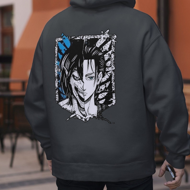 Attack on Titan Hoodie, Attack Titan Hoodie, AOT Hoodie, AOT Merch ...