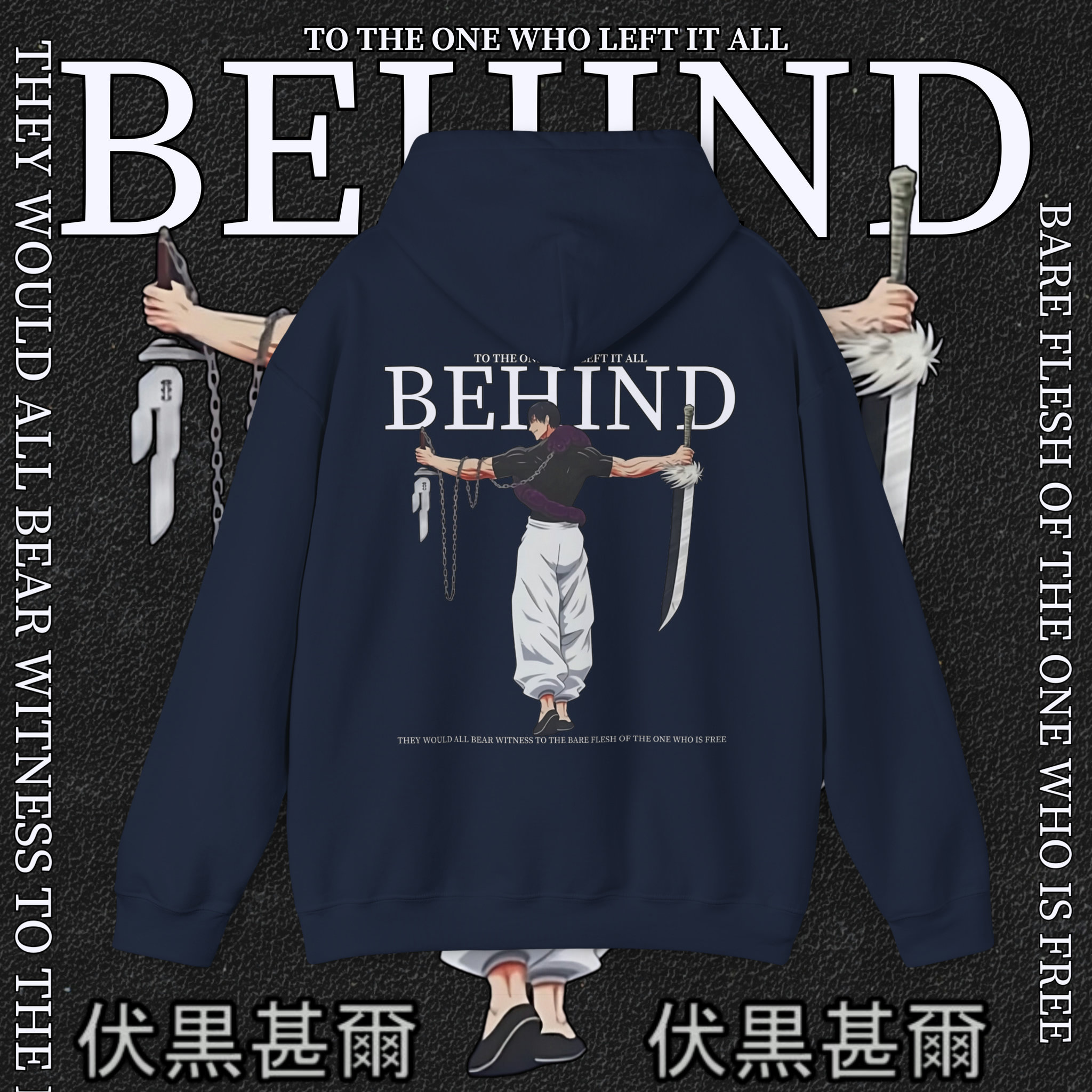 Jujutsu Kaisen x Toji Fushiguro, sudadera con capucha Jujutsu Kaisen ...