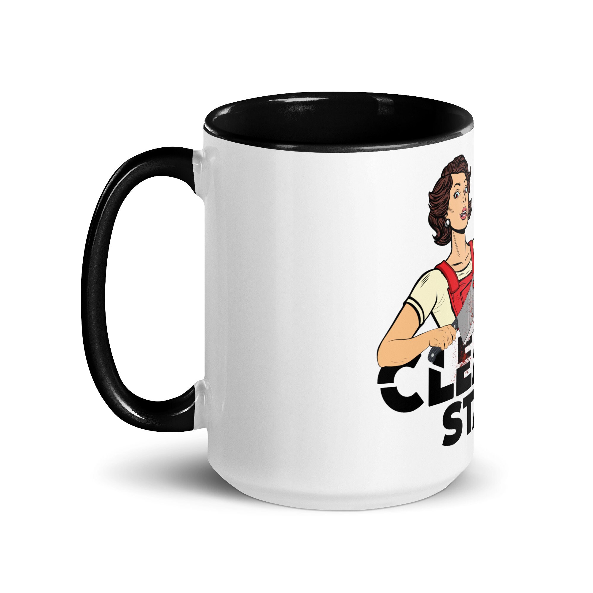 Cleaver Lady Mug With Color Inside Multiple Colors - Etsy