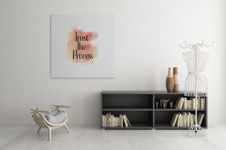 Trust the Process Inspirational Digital Wall Art - Etsy