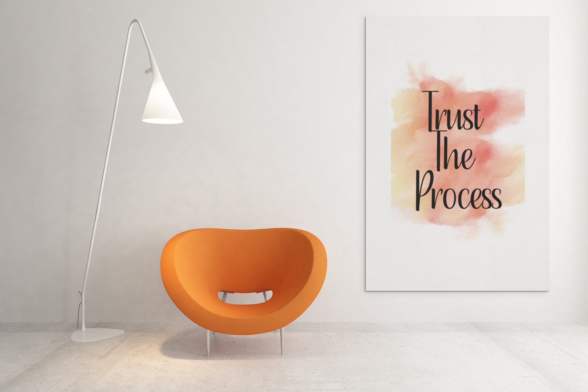 Trust the Process Inspirational Digital Wall Art - Etsy