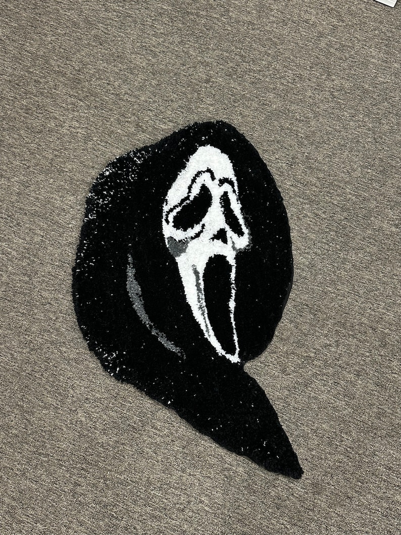 Scary Movie Scream Handmade Tufted Rug - Etsy