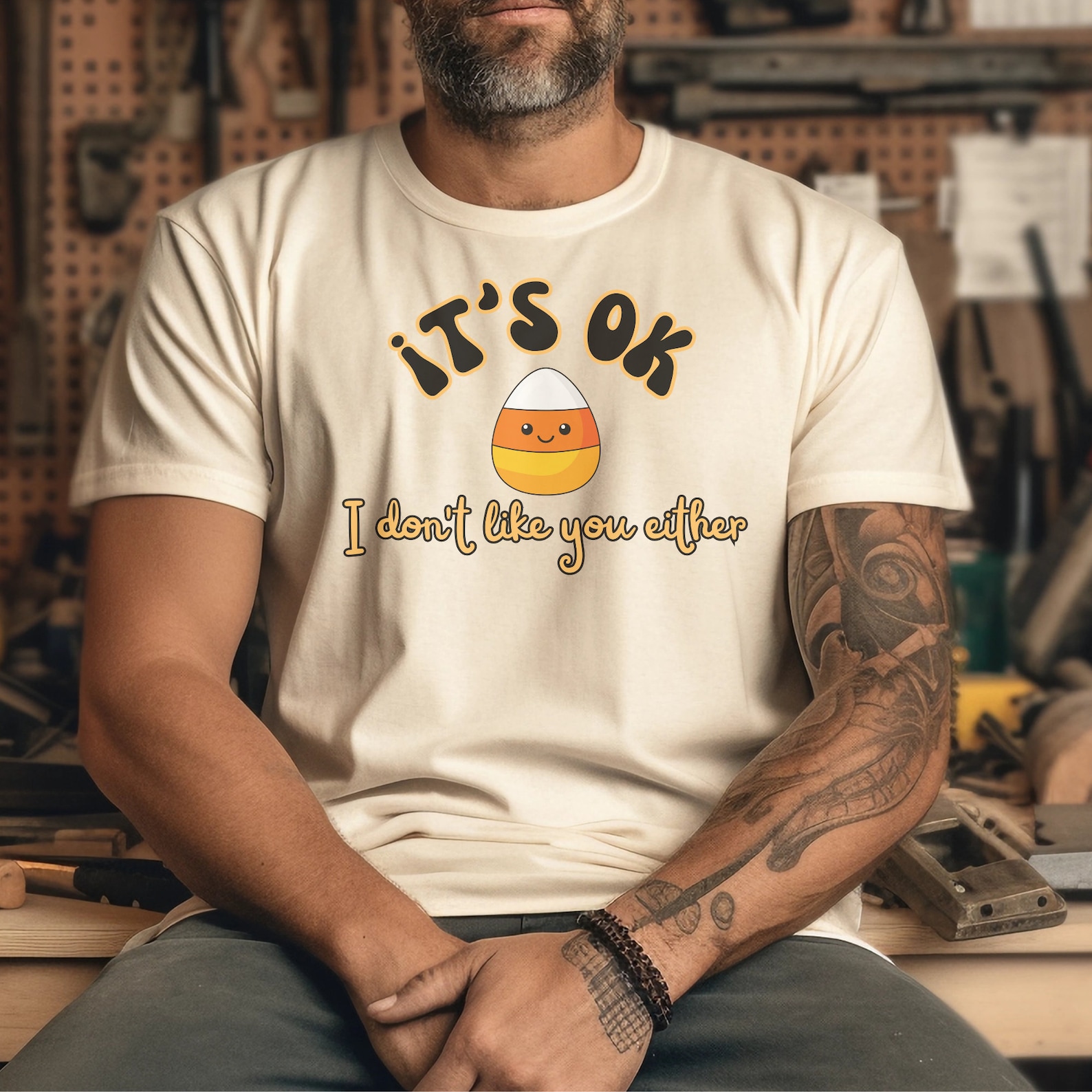 Cute Halloween T-shirt Funny Gift for Candy Corn Lovers Cool Halloween ...