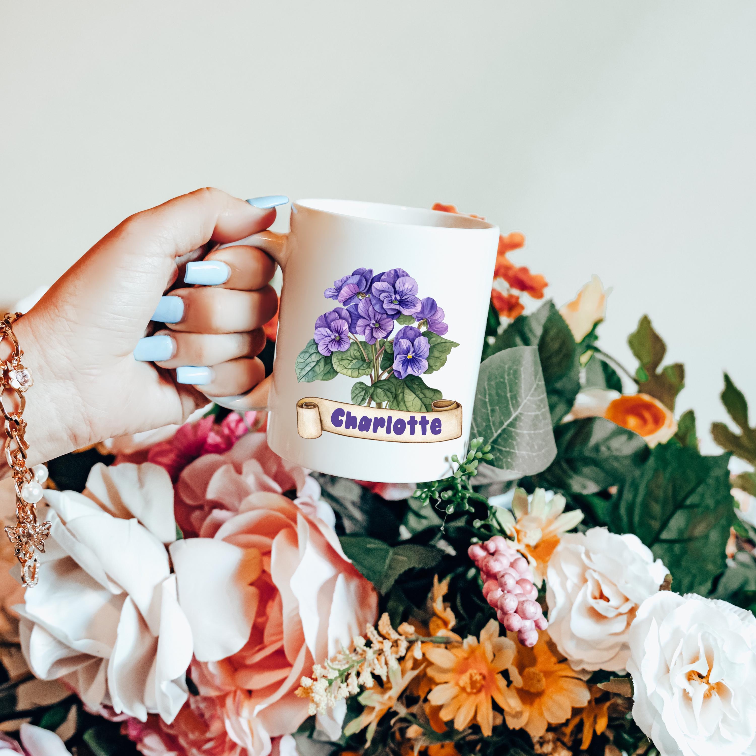 February Flower Bouquet Mug - Etsy