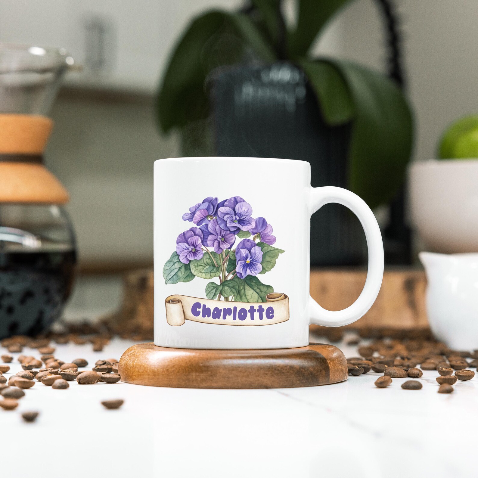 February Flower Bouquet Mug - Etsy