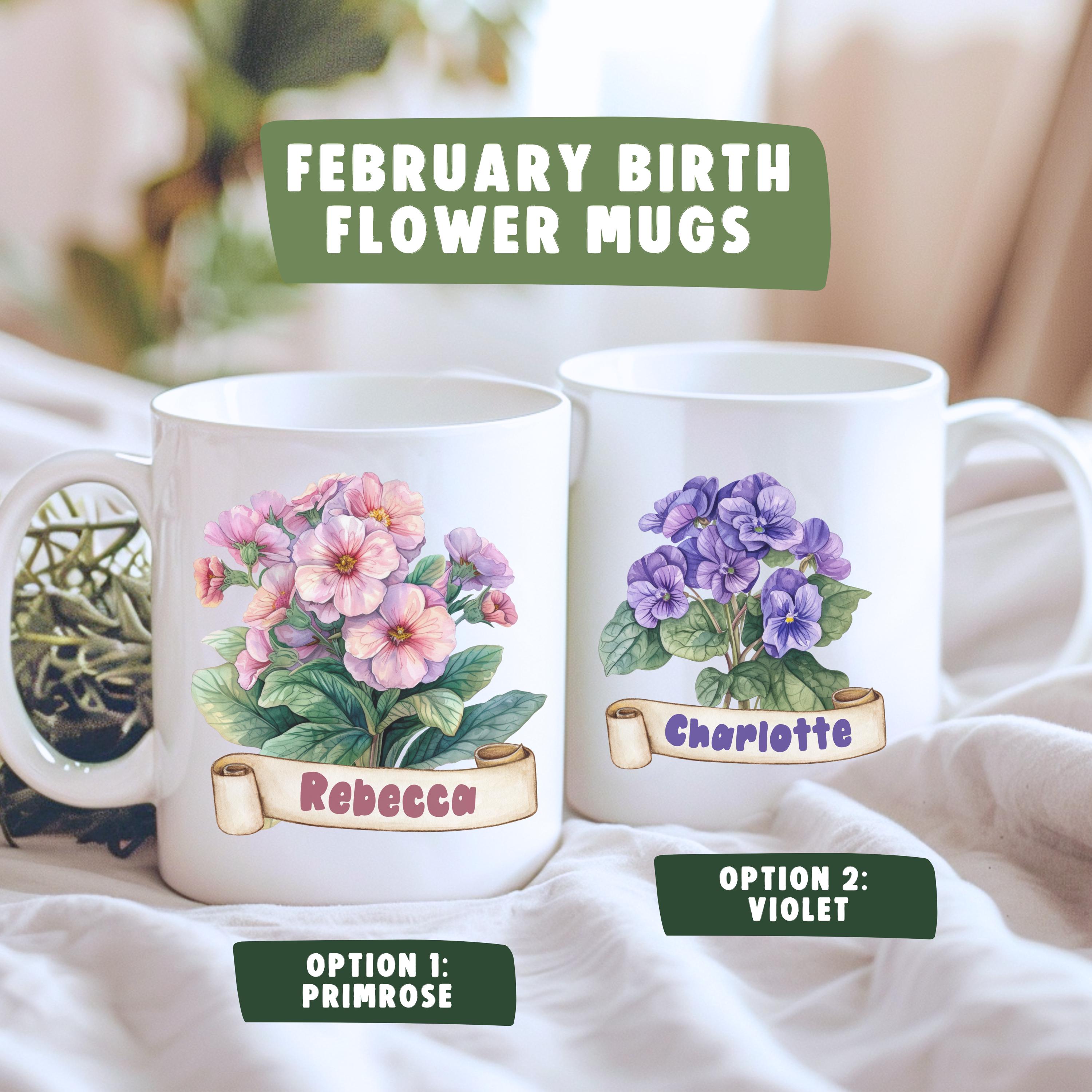 February Flower Bouquet Mug - Etsy