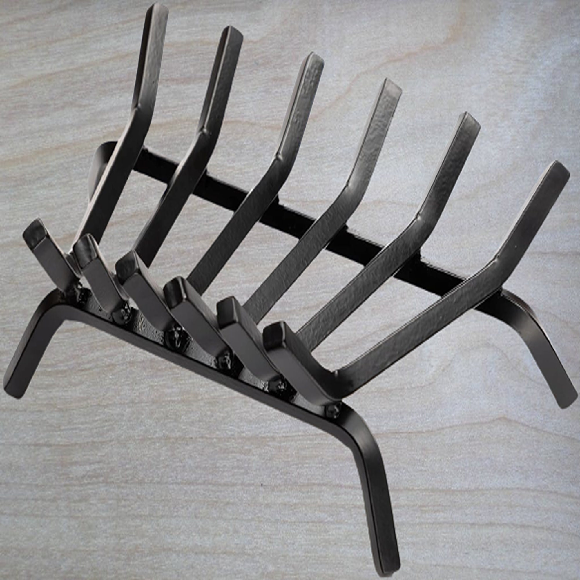 16 Fire Grate Heavy Duty Solid Steel Log Grate for Wood - Etsy