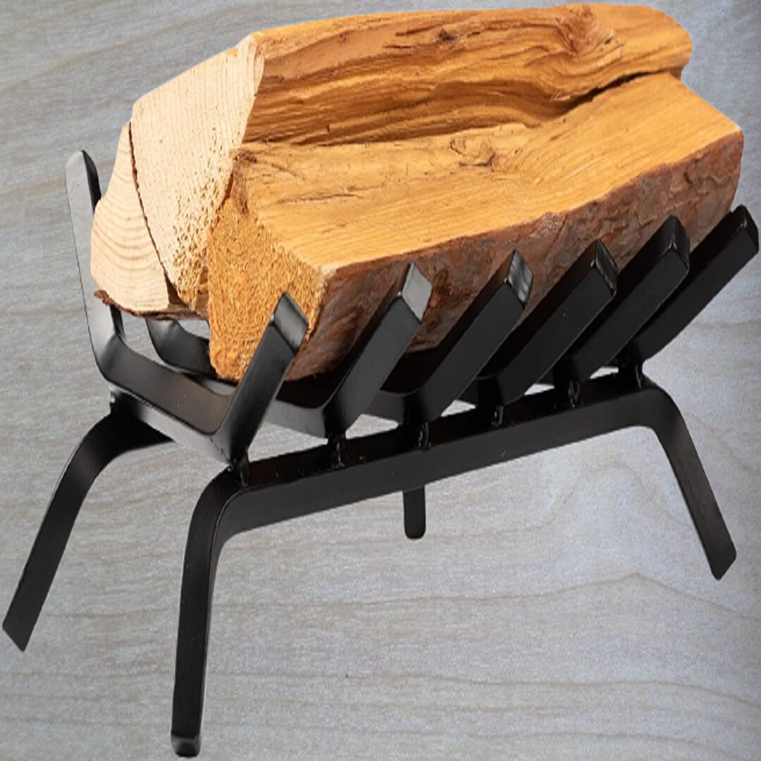 16 Fire Grate Heavy Duty Solid Steel Log Grate for Wood - Etsy