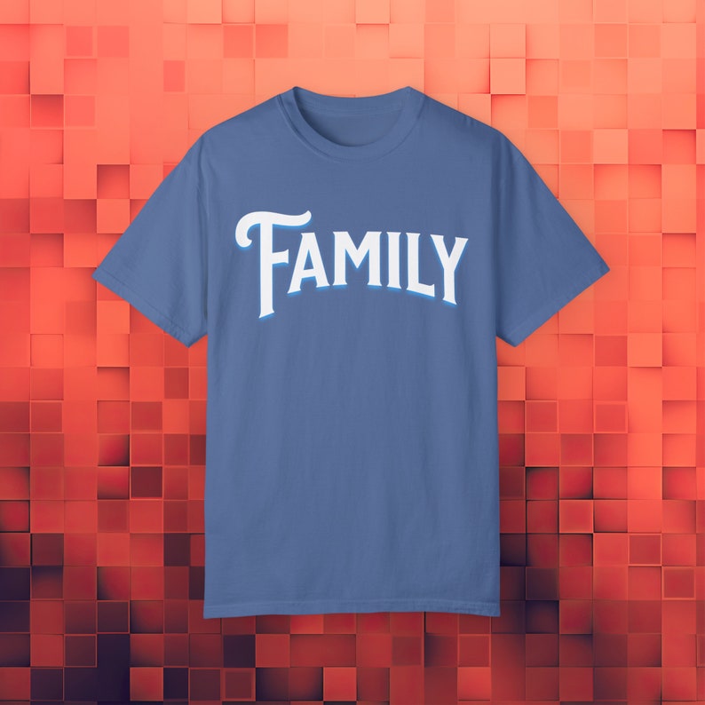 Family Shirt Unisex Garment-dyed T-shirt - Etsy